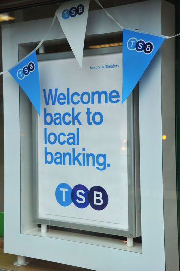 Tsb Rebrand Launch Archway Branch Editorial Stock Photo - Stock Image ...
