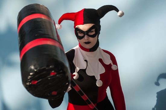 Sam Menzies Dressed Harley Quinn Batman Editorial Stock Photo - Stock ...