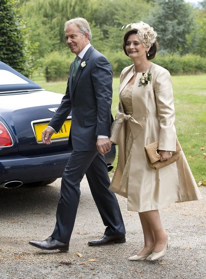 Tony Blair Cherie Blair Arriving Editorial Stock Photo - Stock Image ...