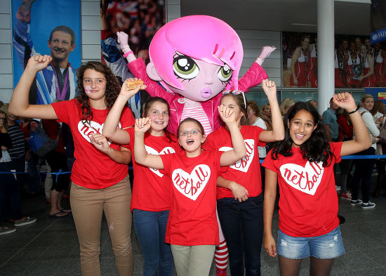 England Netball Mascot Poses Photographs Young Editorial Stock Photo ...