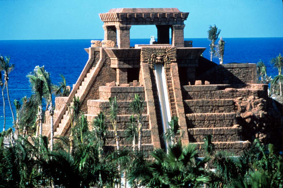 Imitation Mayan Temple Atlantis Paradise Island Editorial Stock Photo ...