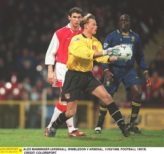Alex Manninger Arsenal Wimbledon V Arsenal Editorial Stock Photo ...