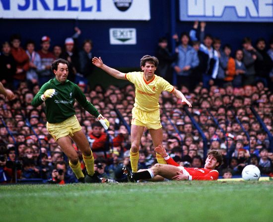 Jim Beglin Liverpool Bruce Grobbelaar Left Editorial Stock Photo ...