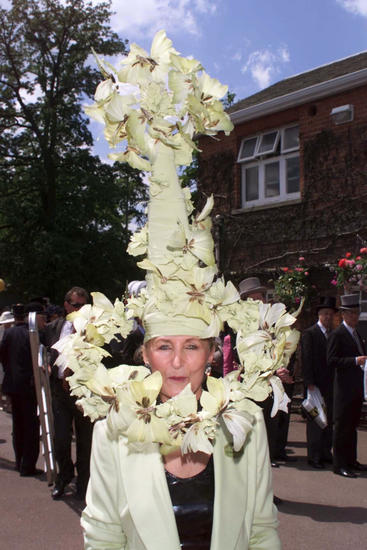 Woman Wearing Flamboyant Hat Editorial Stock Photo - Stock Image ...