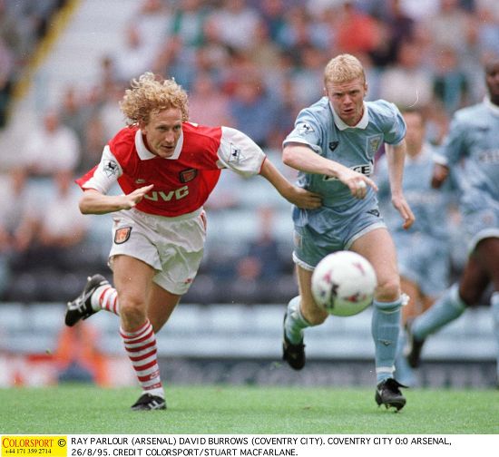 Ray Parlour Arsenal David Burrows Coventry Editorial Stock Photo ...