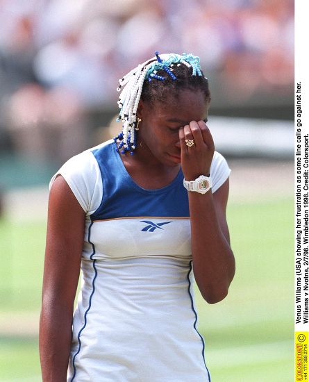 Venus Williams Usa Showing Her Frustration Editorial Stock Photo ...