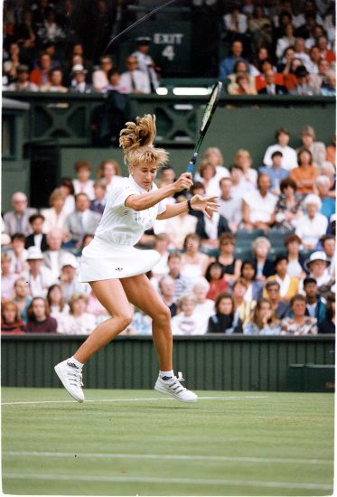 Steffi Graf On Her Way Victory - Foto de stock de contenido editorial ...