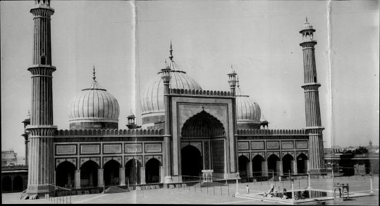 Juma Musjid Largest Mosque India Editorial Stock Photo - Stock Image ...