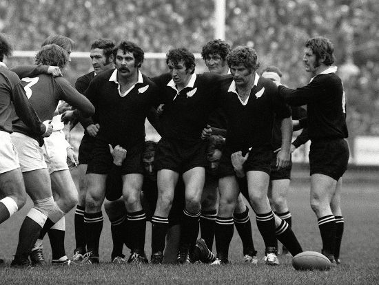 New Zealand Front Row Prepare Scrum Editorial Stock Photo - Stock Image ...