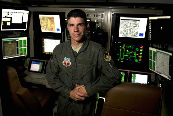 Mq9 Reaper Pilot Capt Blain Responsible Editorial Stock Photo - Stock ...