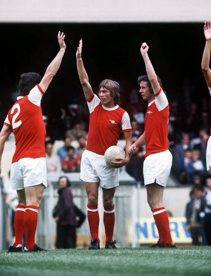 Alex Cropley Liam Brady Arsenal Salute Editorial Stock Photo - Stock ...