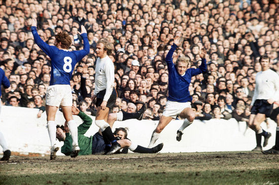 Alan Whittle Everton Scores His Goal Editorial Stock Photo - Stock ...