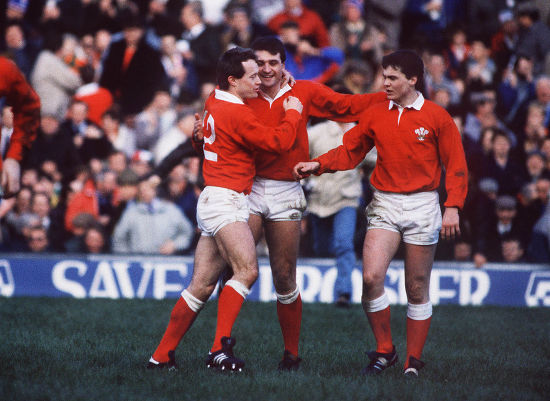 Adrian Hadley Celebrates His Try Bleddyn Editorial Stock Photo - Stock ...