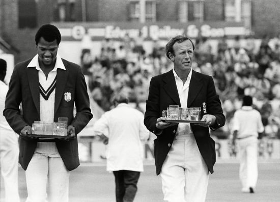 Colin Croft Left Derek Underwood Eng Editorial Stock Photo - Stock ...