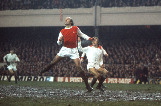 Football Terry Mancini Arsenal Mud Highbury Editorial Stock Photo ...