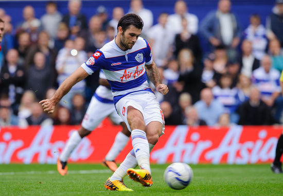 Charlie Austin Qpr Scores Penalty Goal Editorial Stock Photo - Stock ...