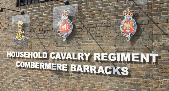 Household Cavalry Regiment Combermere Barracks Windsor Editorial Stock ...