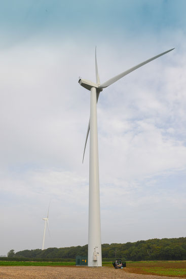 Wind Turbines Essex Built By Bayware Editorial Stock Photo - Stock ...