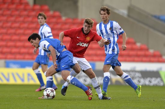 Joe Rothwell Manchester United Right Competes Editorial Stock Photo ...