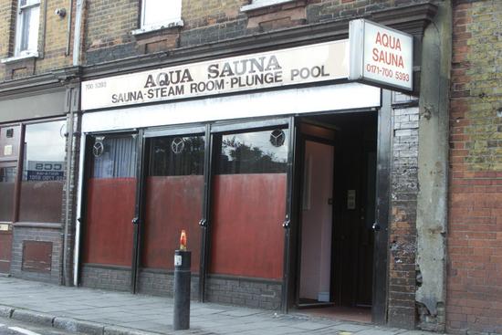 Aqua Sauna 4244 Hornsey Rd Owned Editorial Stock Photo - Stock Image ...