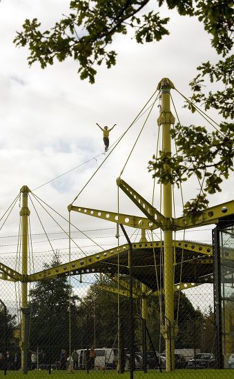 Jacob Hirschholland Walking Highline Editorial Stock Photo - Stock ...