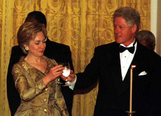 President Bill Clinton First Lady Hillary Editorial Stock Photo - Stock ...