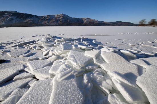 Piles Ice On Shore Frozen Lake Editorial Stock Photo - Stock Image ...