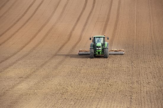 John Deere Tractor Pulling Soil Press Editorial Stock Photo - Stock ...