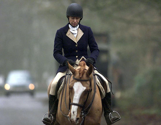 Princess Anne Hunt Westonbirt Gloucestershirebritain Editorial Stock ...