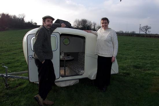 Worlds Smallest Caravan Called Pod Designed Editorial Stock Photo ...