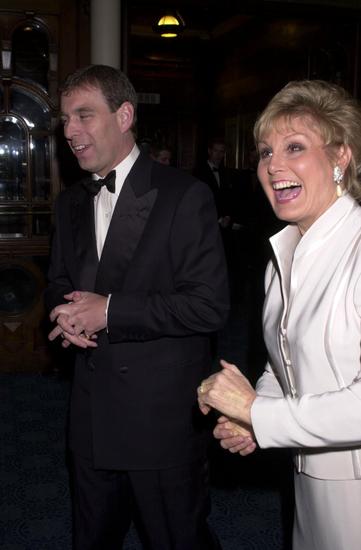 Angla Rippon Greets Prince Andrew Royal - Foto de stock de contenido ...