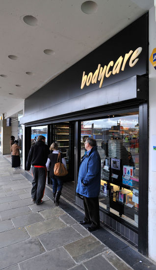 Bodycare Store Sheffield City Centrestaff Have Editorial Stock Photo ...