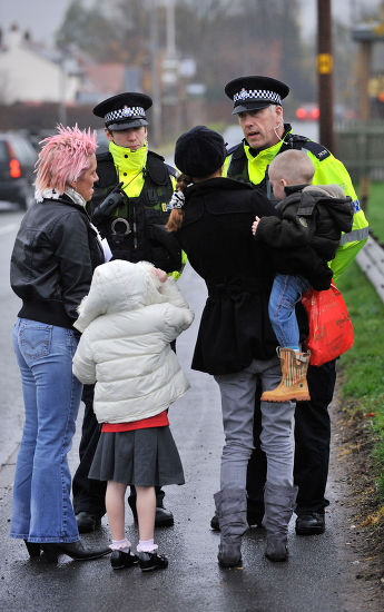 Prison Officers Walk Out Hmp Risley Editorial Stock Photo - Stock Image ...