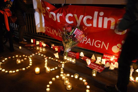 Cyclists Bow Roundabout Editorial Stock Photo - Stock Image | Shutterstock