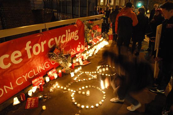 Cyclists Bow Roundabout Editorial Stock Photo - Stock Image | Shutterstock