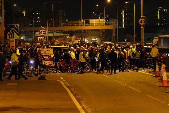 Cyclists Bow Roundabout Editorial Stock Photo - Stock Image | Shutterstock