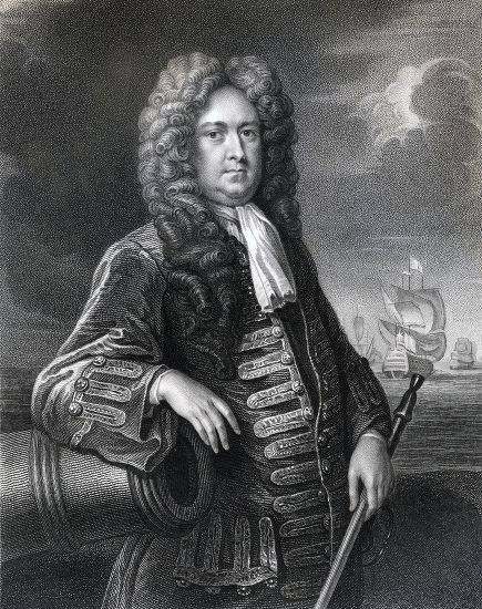 Sir George Rooke 1650 1709 English Editorial Stock Photo - Stock Image ...