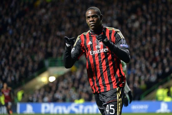 Mario Balotelli Ac Milan Celebrates His Editorial Stock Photo - Stock ...
