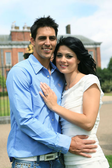 Mitchell Johnson Wife Jessica Bratich Johnson Editorial Stock Photo ...