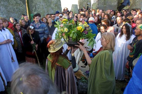 Druid Ceremony Stonehenge Editorial Stock Photo - Stock Image ...
