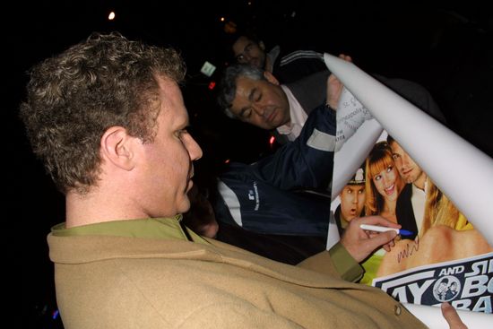 Will Ferrell Signs Autograph Fan Afterparty Editorial Stock Photo ...