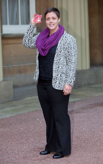 Adventurer Sarah Outen Her Mbe Editorial Stock Photo - Stock Image ...
