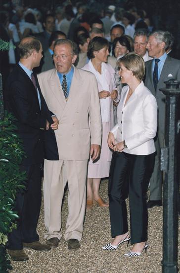 David Frost Prince Edward Sophie Countess Editorial Stock Photo - Stock ...