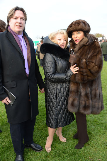 Justin Mallinson Elaine Paige Joan Collins Editorial Stock Photo ...