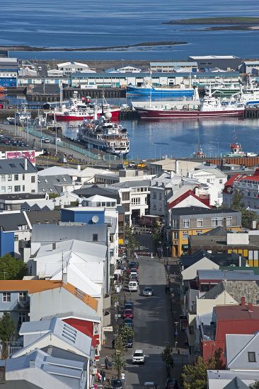 Faxa Bay Reykjavik Iceland Editorial Stock Photo - Stock Image ...