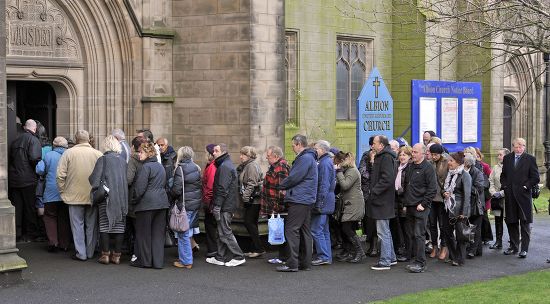 Coronation Street Actor Bill Tarmey Funeral Editorial Stock Photo ...