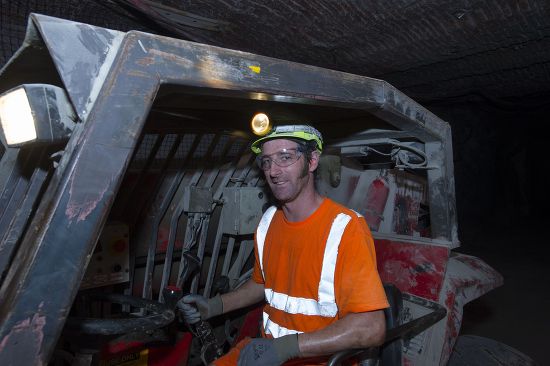 Joy Shuttle Car Boulby Potash Mine Editorial Stock Photo - Stock Image ...