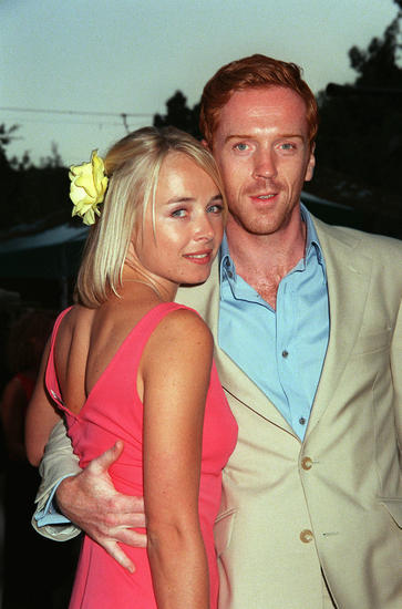 Damian Lewis Girlfriend Katie Razzall Redaktionelles Stockfoto ...