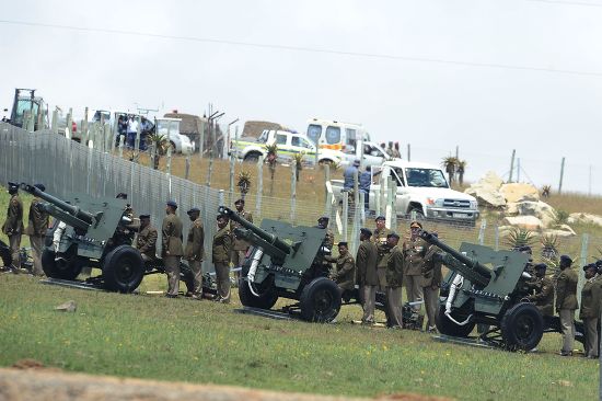 Sandf Gun Salute Editorial Stock Photo - Stock Image | Shutterstock