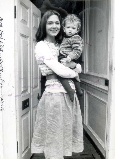 Television Newscaster Anna Ford Her Daughter Editorial Stock Photo ...